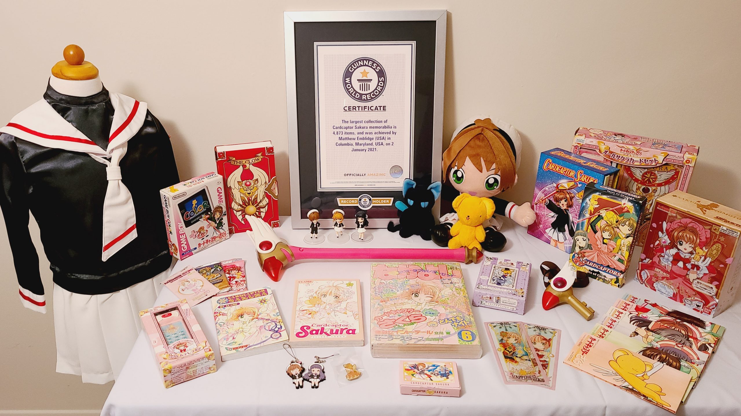 Maryland Man Gets Guinness Record For Cardcaptor Sakura Collection