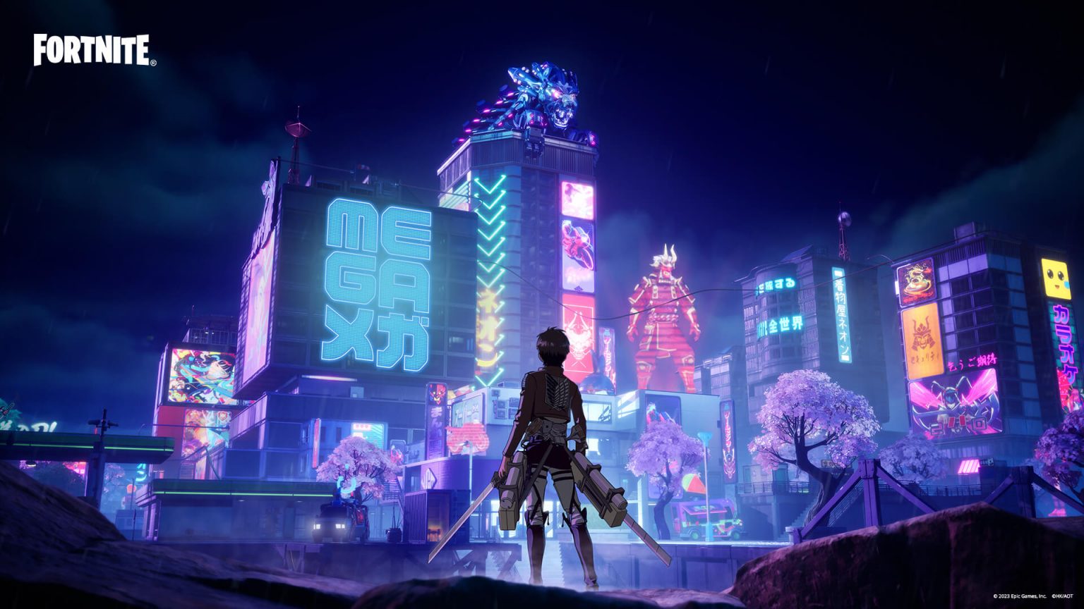 Fortnite Adds All Sorts of Attack on Titan Goodness