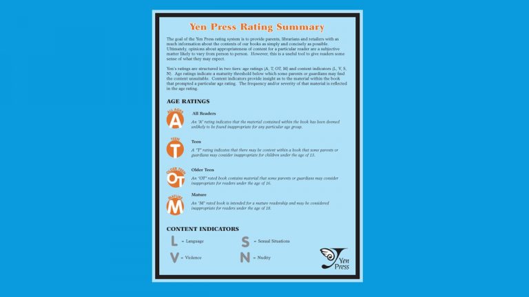 What Do Manga Age Ratings Mean and Who Decides? Editor Ben Applegate ...